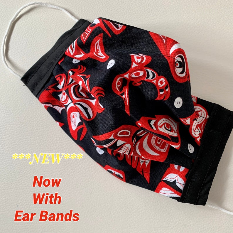 Reusable Face Masks alaska Native Theme Unisex W/nose Bridge - Etsy