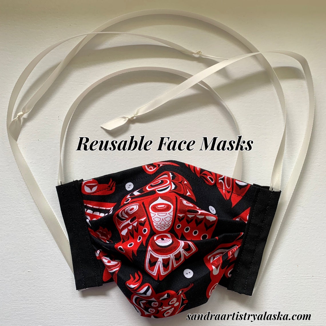 Reusable Face Masks alaska Native Theme Unisex W/nose Bridge - Etsy