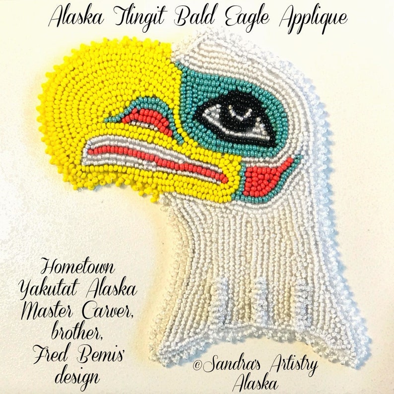 Alaska Tlingit Bald Eagle Beaded Regalia - Etsy