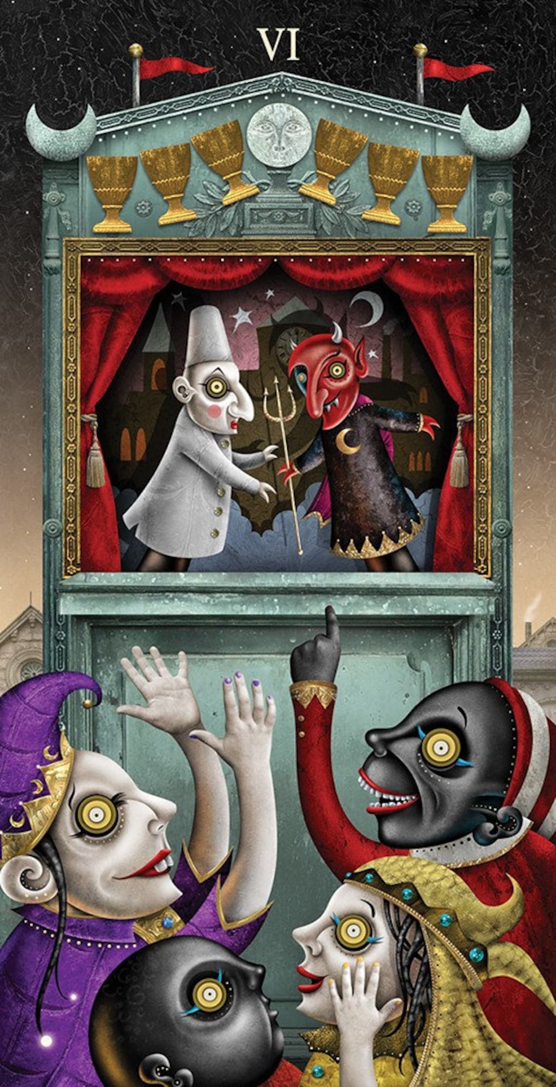 Deviant Moon Tarot Deck Borderless Edition Card Set With 48 - Etsy