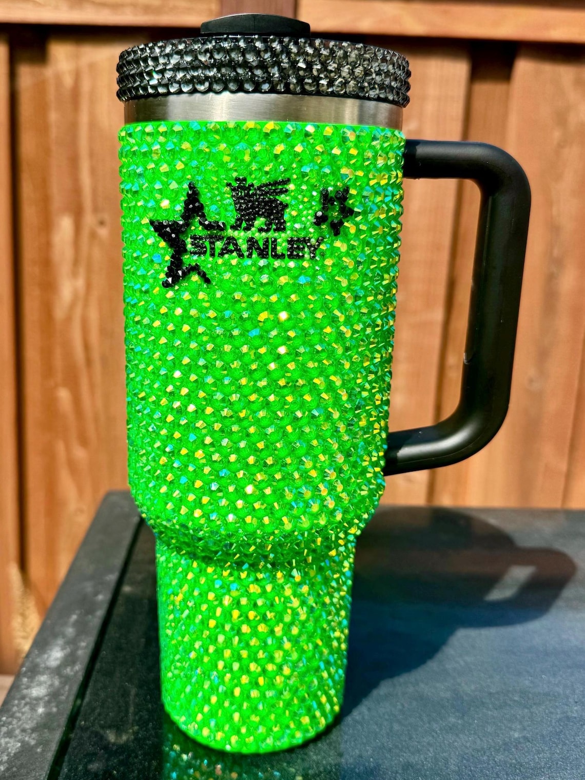 40oz Custom Rhinestoned Stanley Drinking Bottle - Etsy