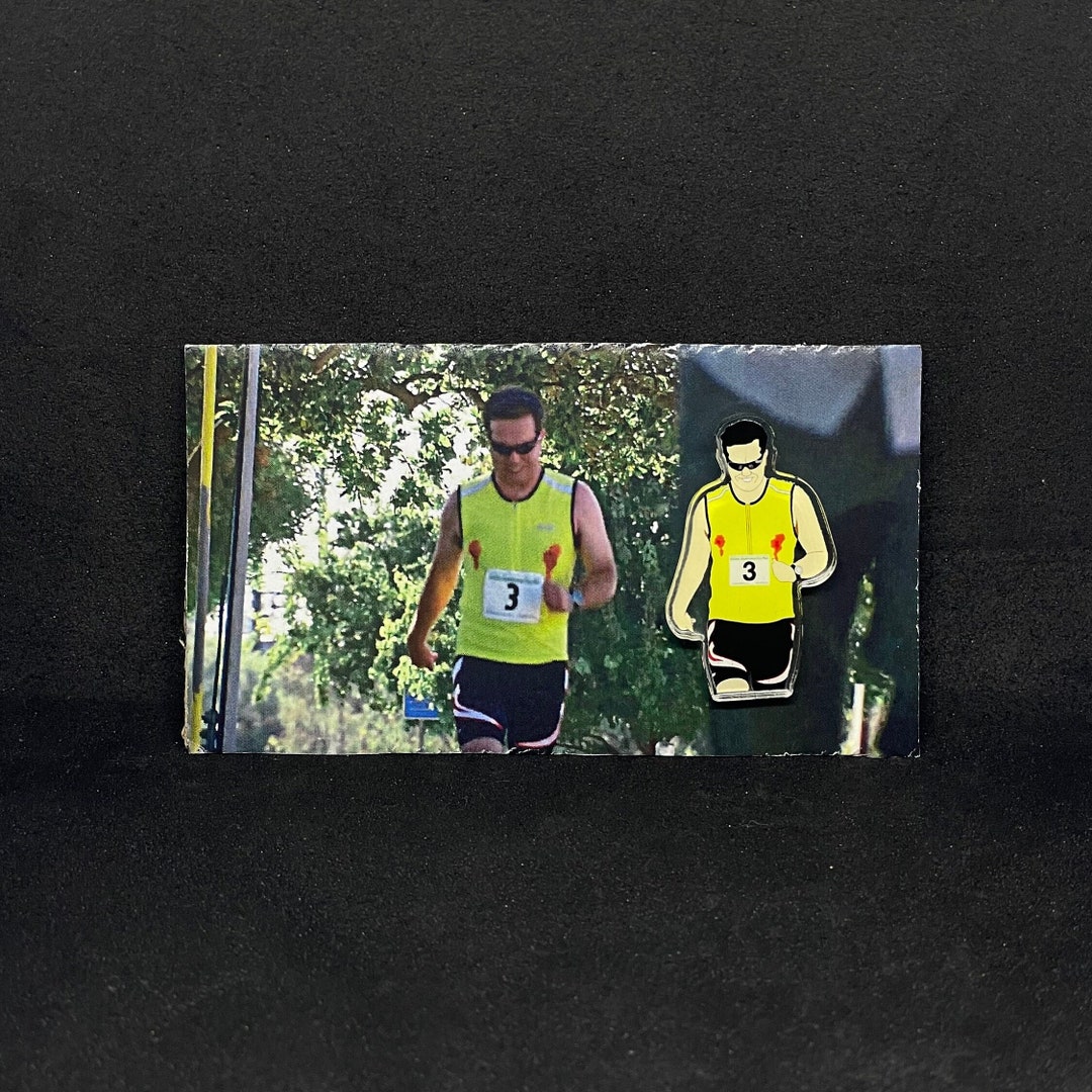 The Office Andy Running Acrylic Pin - Etsy