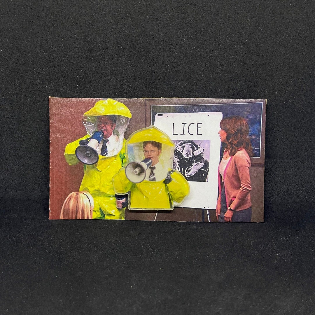 The Office Hazmat Dwight Acrylic Pin - Etsy