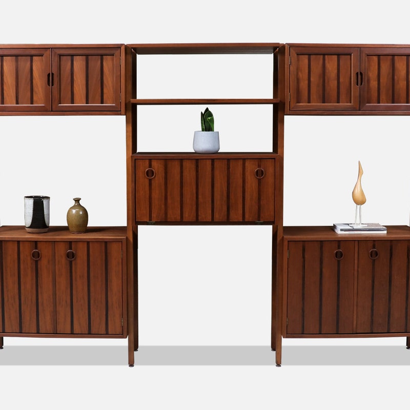 Mid Century Wall Unit - Etsy