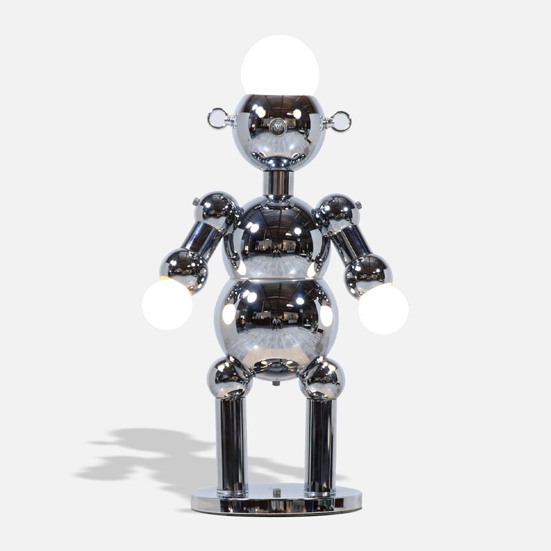 Vintage Robot Lamp - Etsy