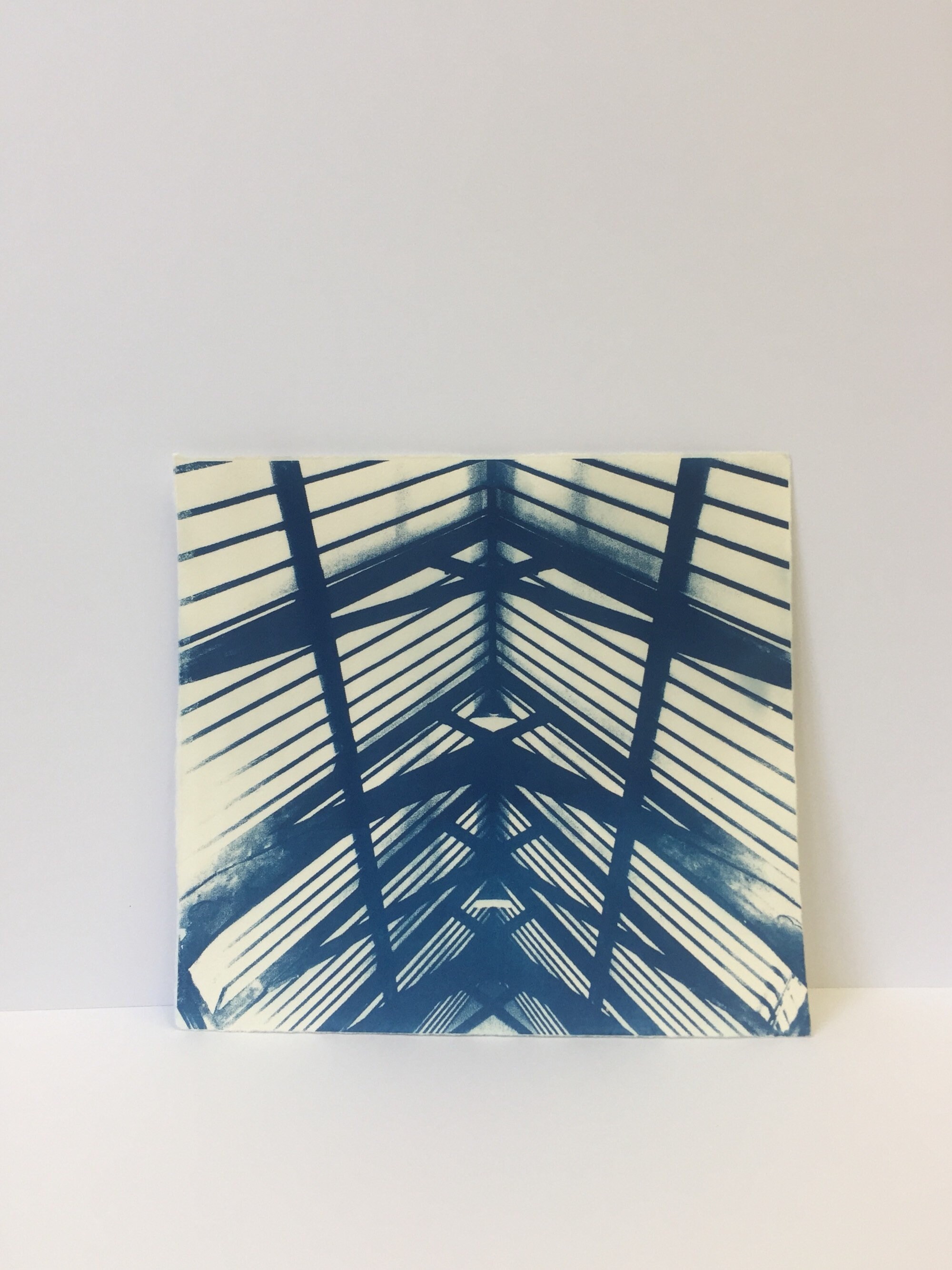 Handmade Architectural Cyanotype Print - Positive Version (unframed) - Etsy