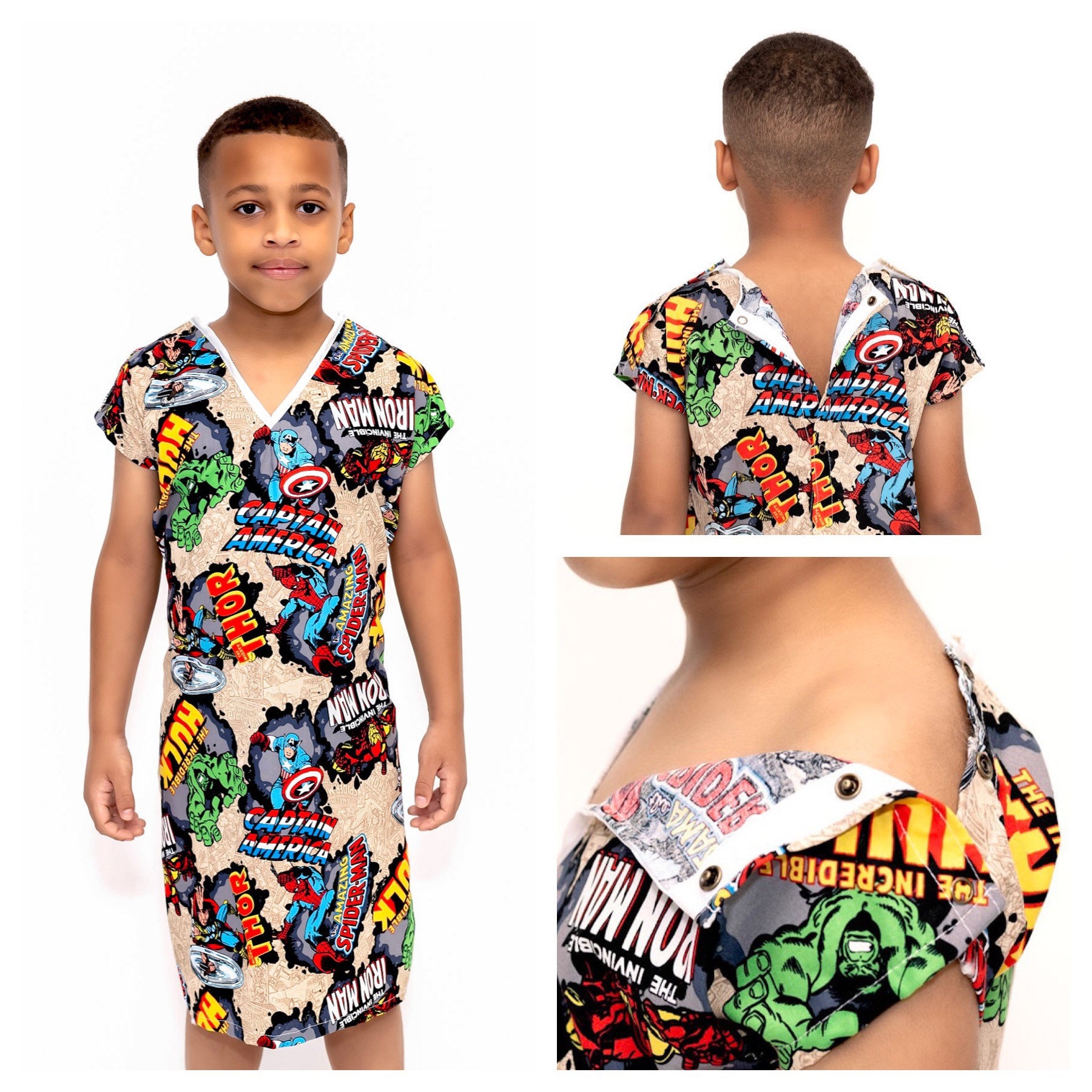 Kids Hospital Gown boy MULTIPLE OPTIONS AVAILABLE - Etsy Canada