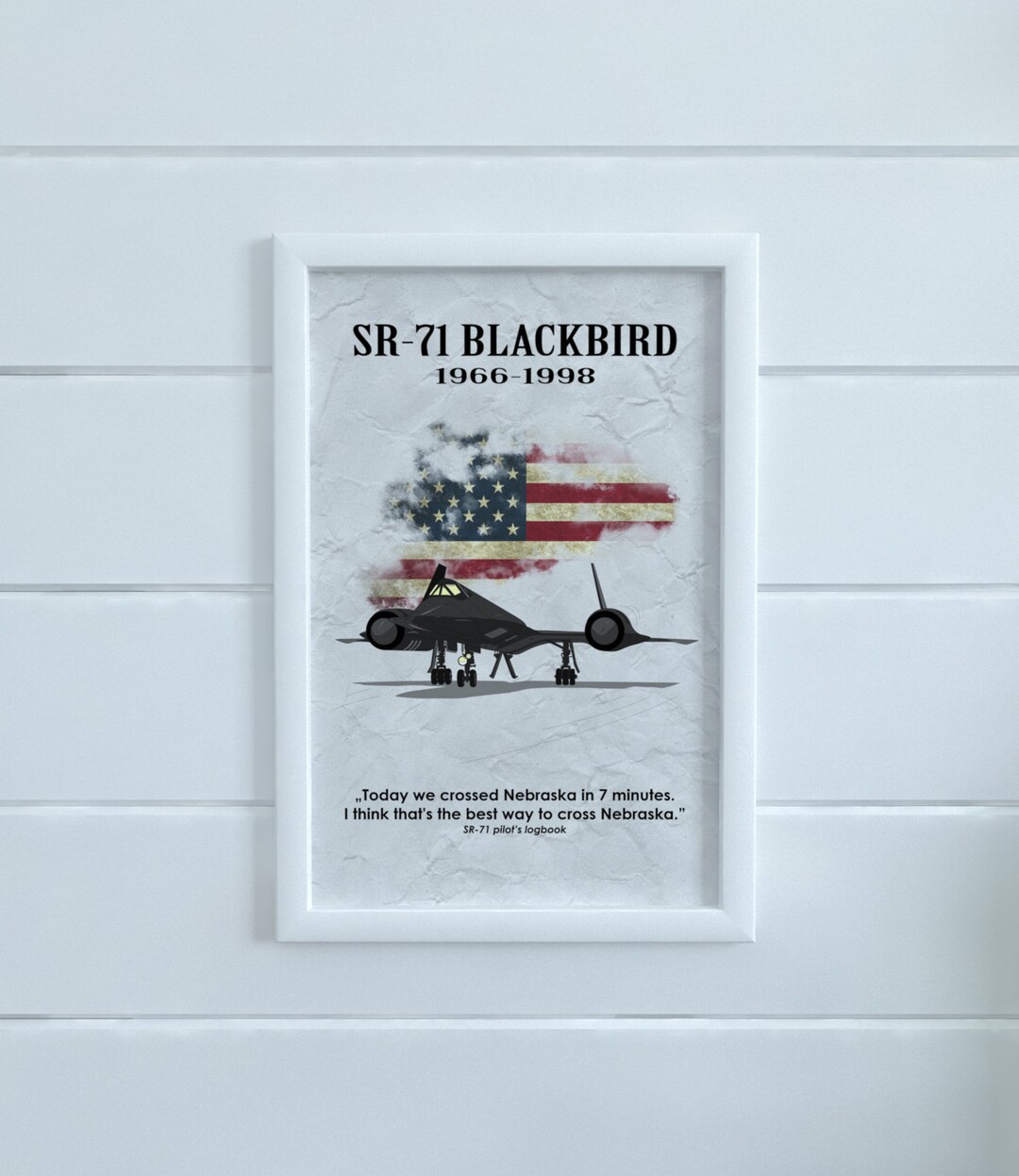 USA Lockheed SR-71 Blackbird Aircraft, Vintage Poster, Quote Poster - Etsy