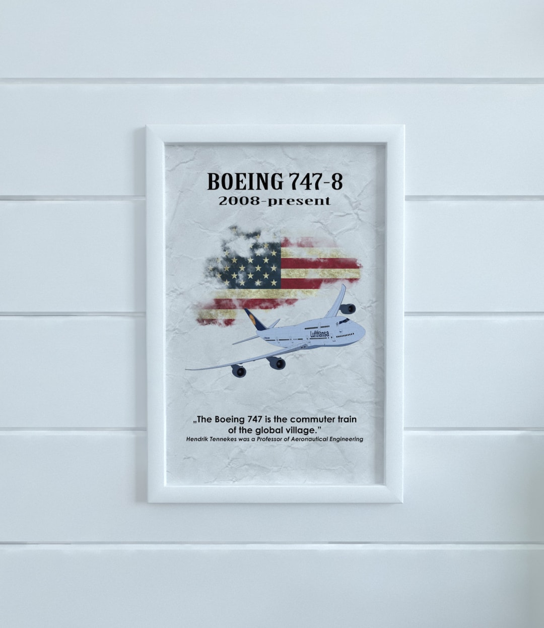 Boeing 747-8 Aircraft, Vintage Poster, Quote Poster - Etsy