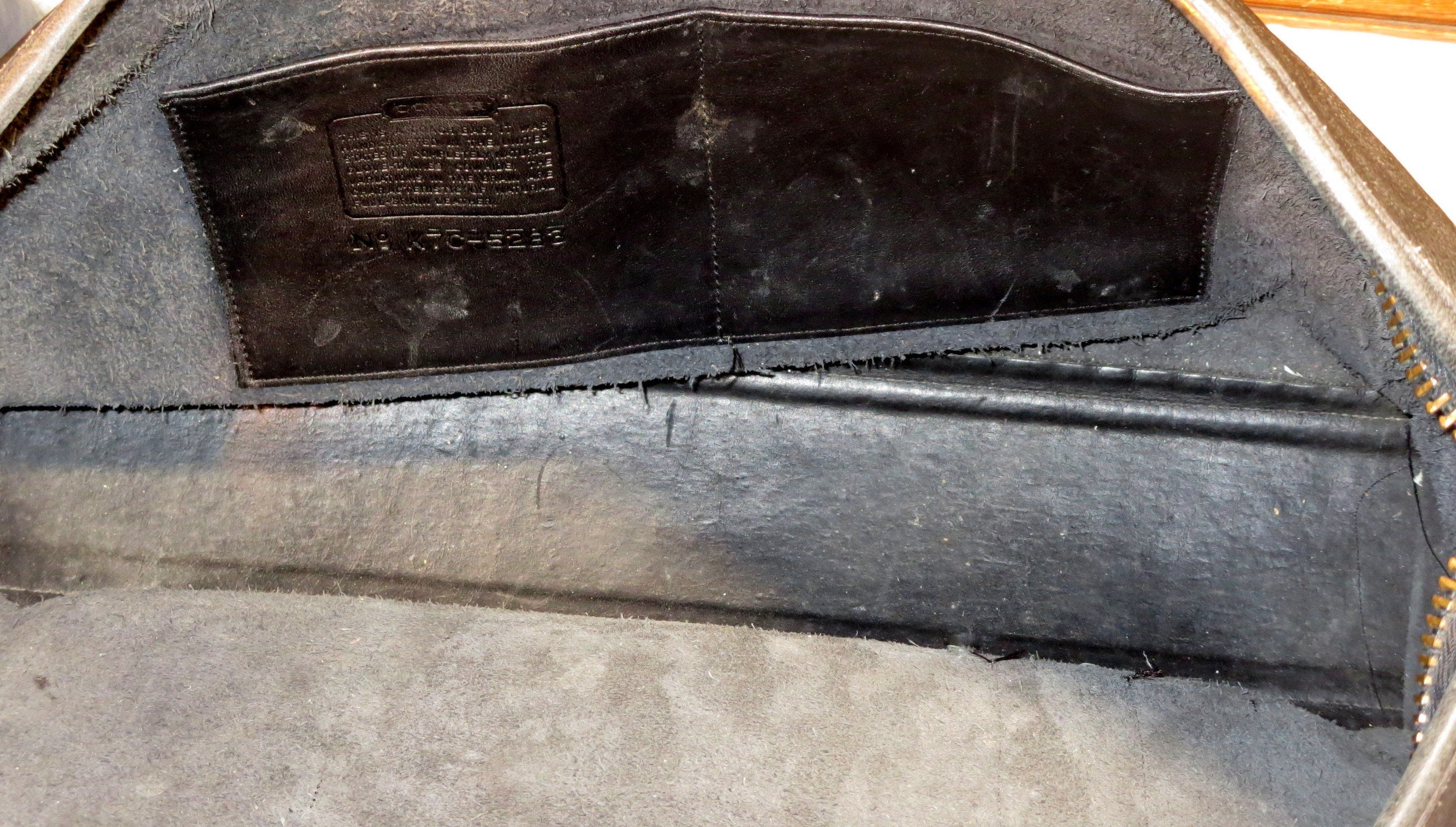 Coach Harrison Multi-Compartment Briefcase In Black Leather | Etsy