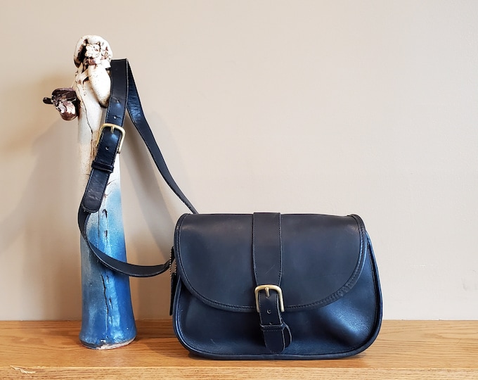 SALE Coach Chelsea Bag in Black Leather With Brass Hardware Style No ...