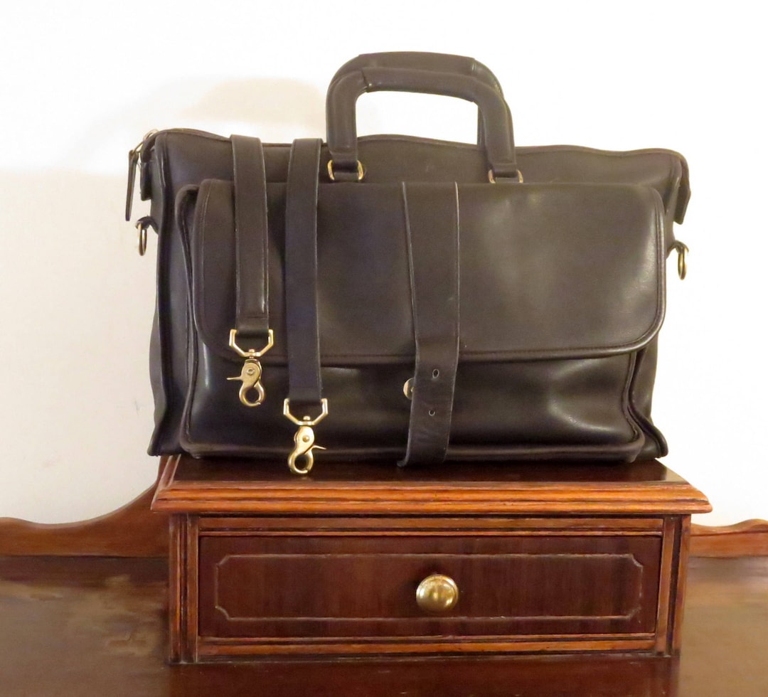 Sale Coach Harrison Multi-compartment Briefcase in Black Leather U.S.A ...