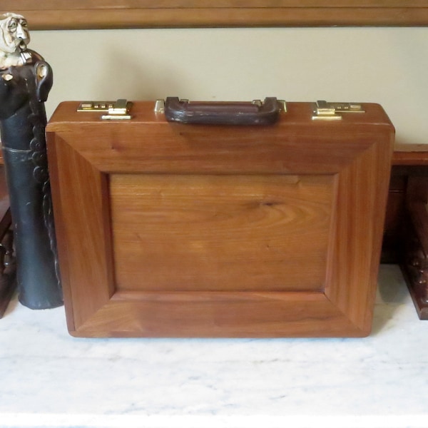 Wooden Briefcase - Etsy