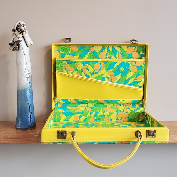 Yellow Briefcase - Etsy