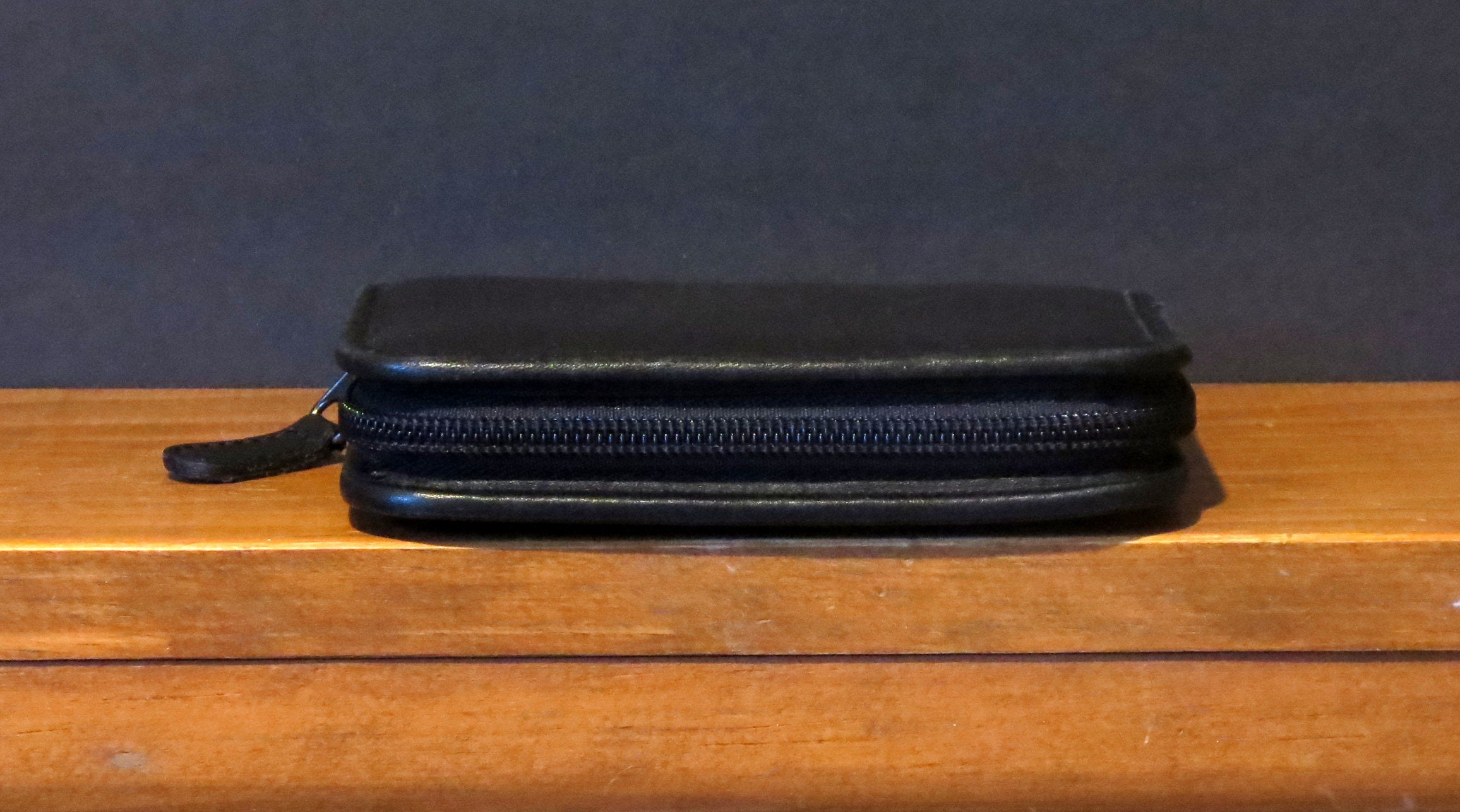 Coach Zippered Case in Black Leather With Multipurpose Pocket - Etsy