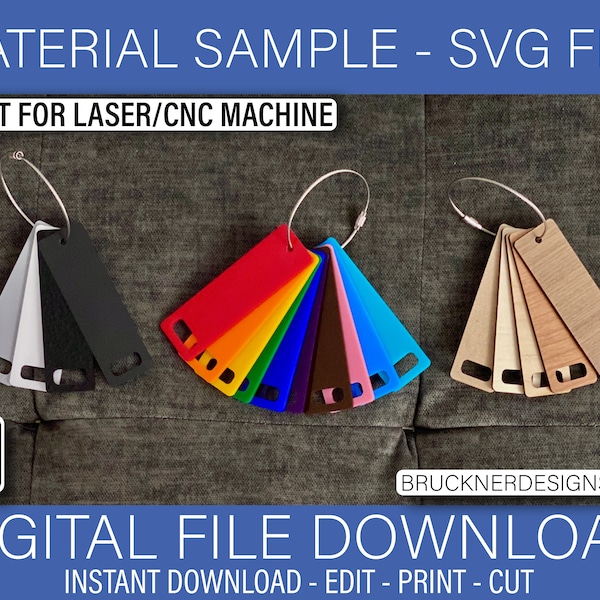 Acrylic Sample Svg - Etsy