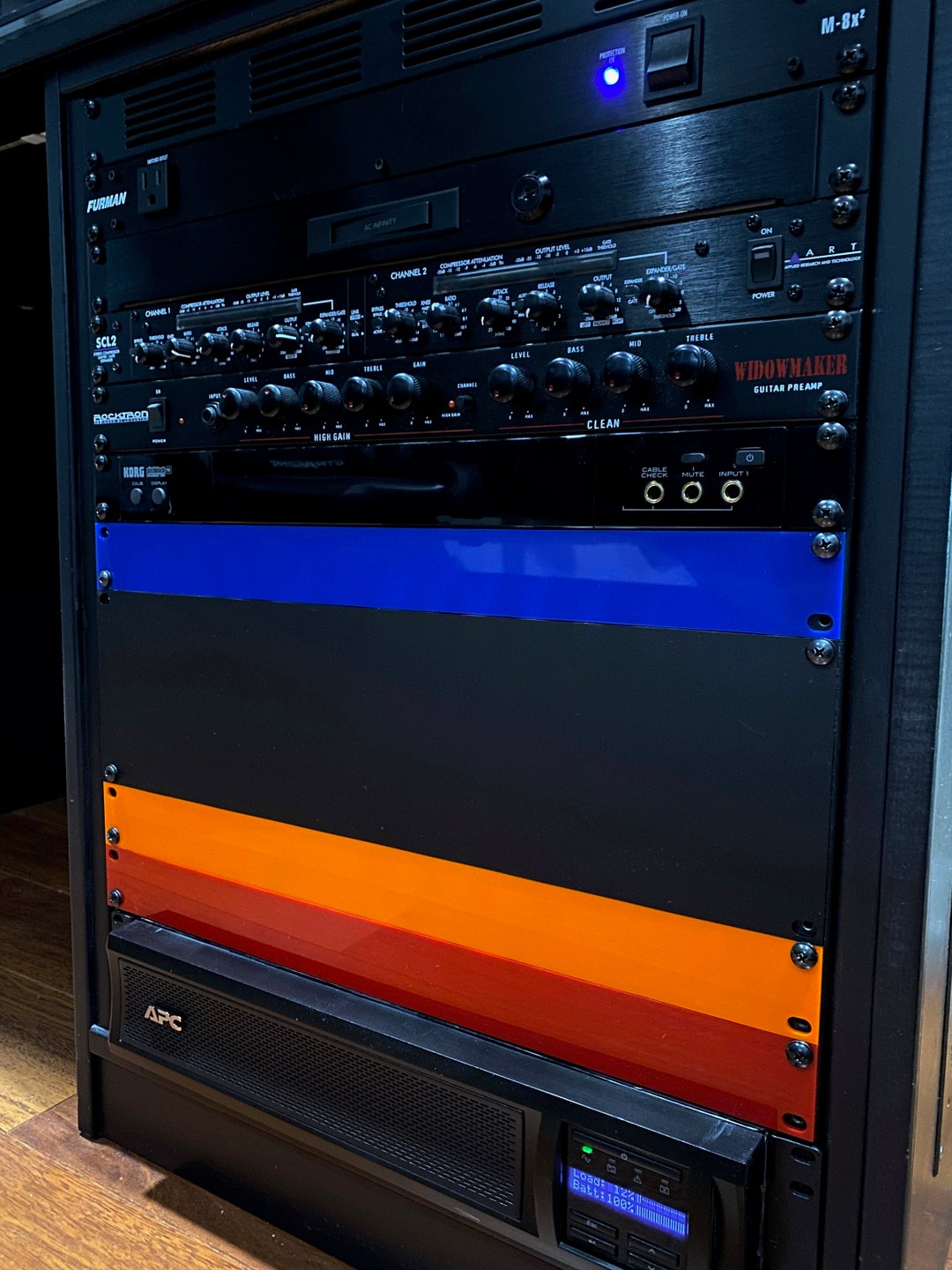 Acrylic Rackmount Panels - Black, Clear, Color - Etsy