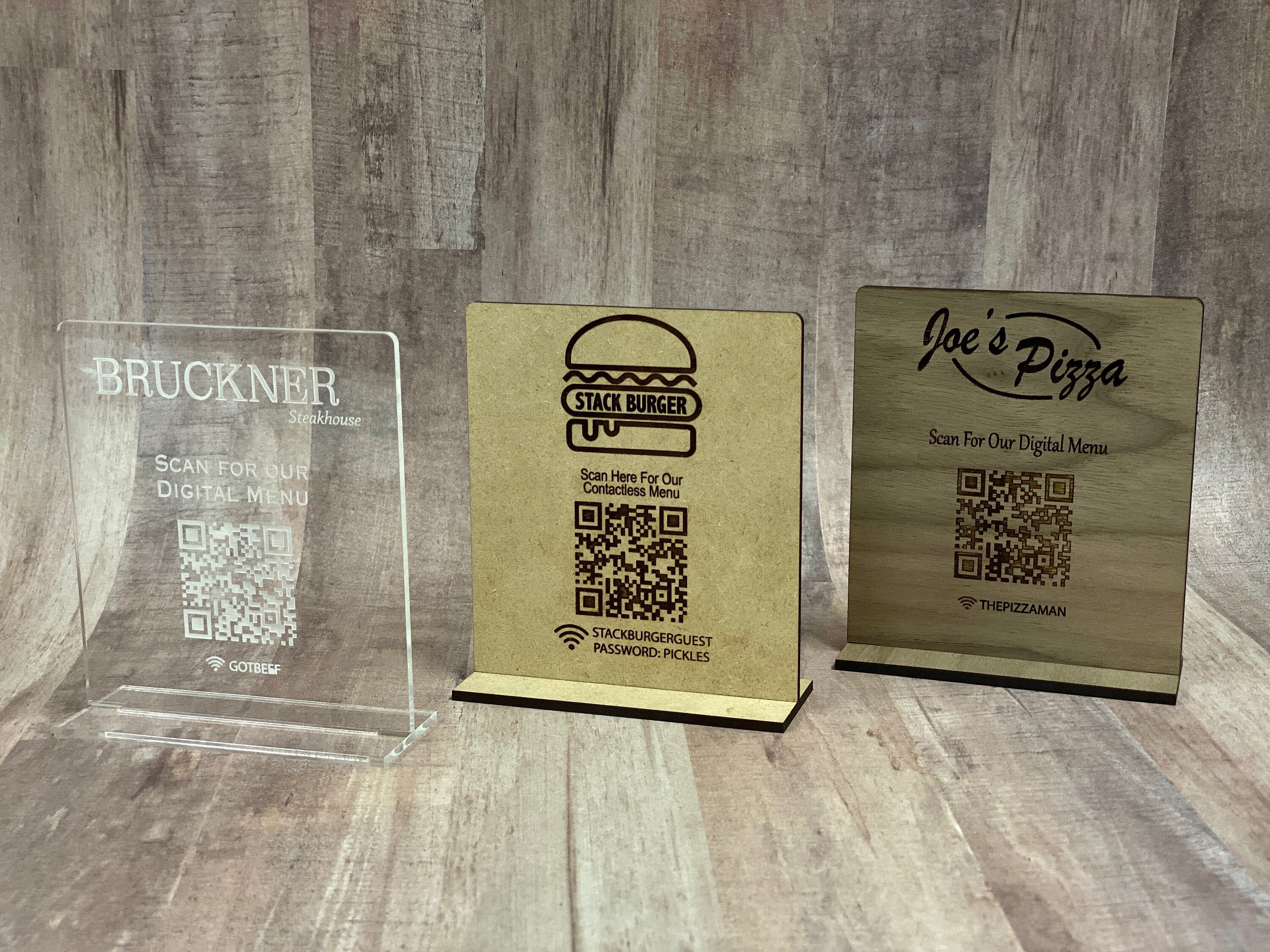 Cartel con Código QR para tus Menús Digitales - Etsy España