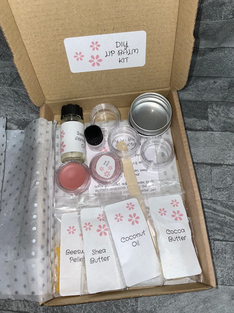 DIY Lip Balm Kit Make Your Own at Home - Etsy UK