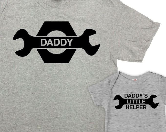 Dad Mechanic Shirt Matching Mechanic Tshirt Gift for Dad & Grandson ...