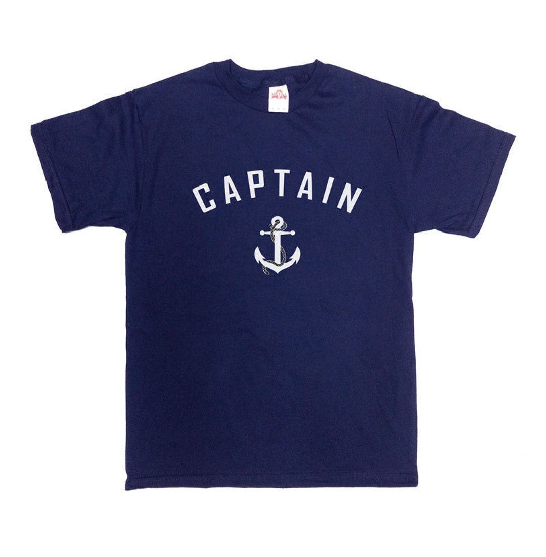Captain Shirt Sailing T Shirt Nautical Anchor Shirt Boating Shirt First ...