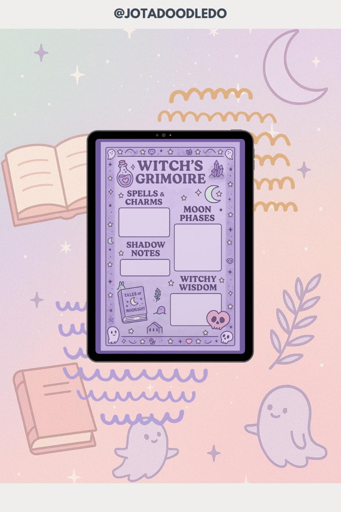 Pastel Goth Grimoire - Etsy