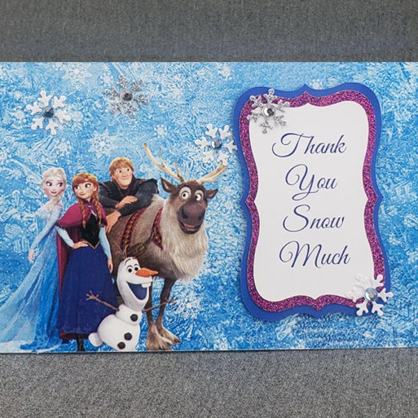 Frozen Thank You - Etsy