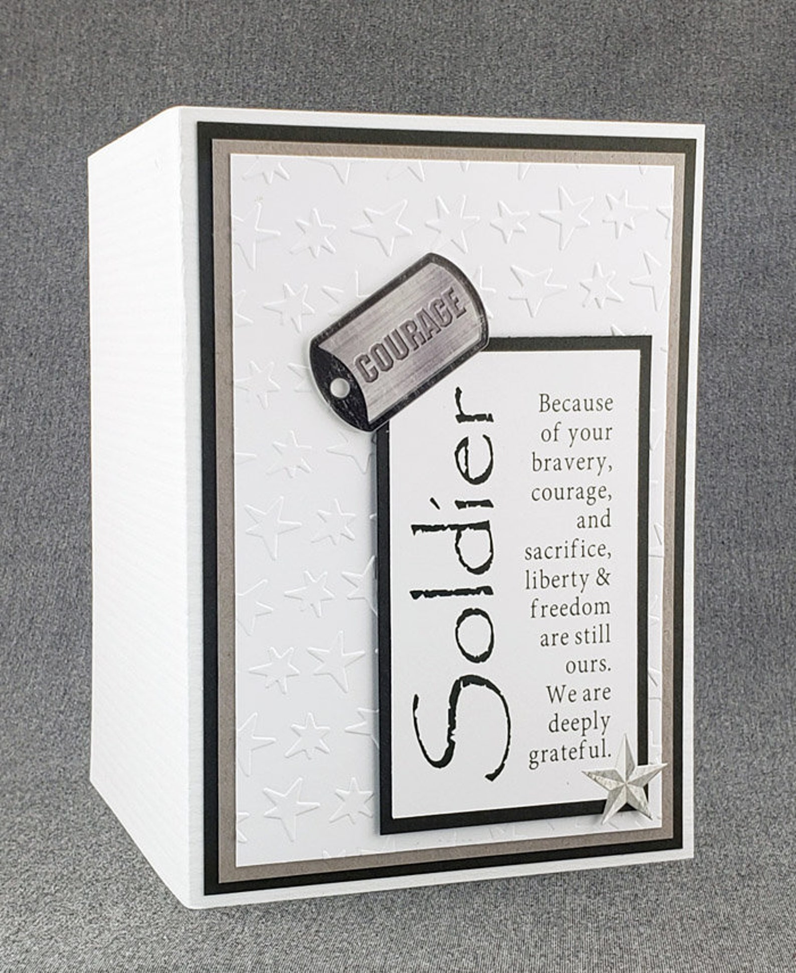 Handmade Soldier Card | Etsy