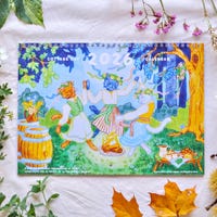 2026 Whimsical Doodle Artistic Wall Calendar Creative - Unique Design ...