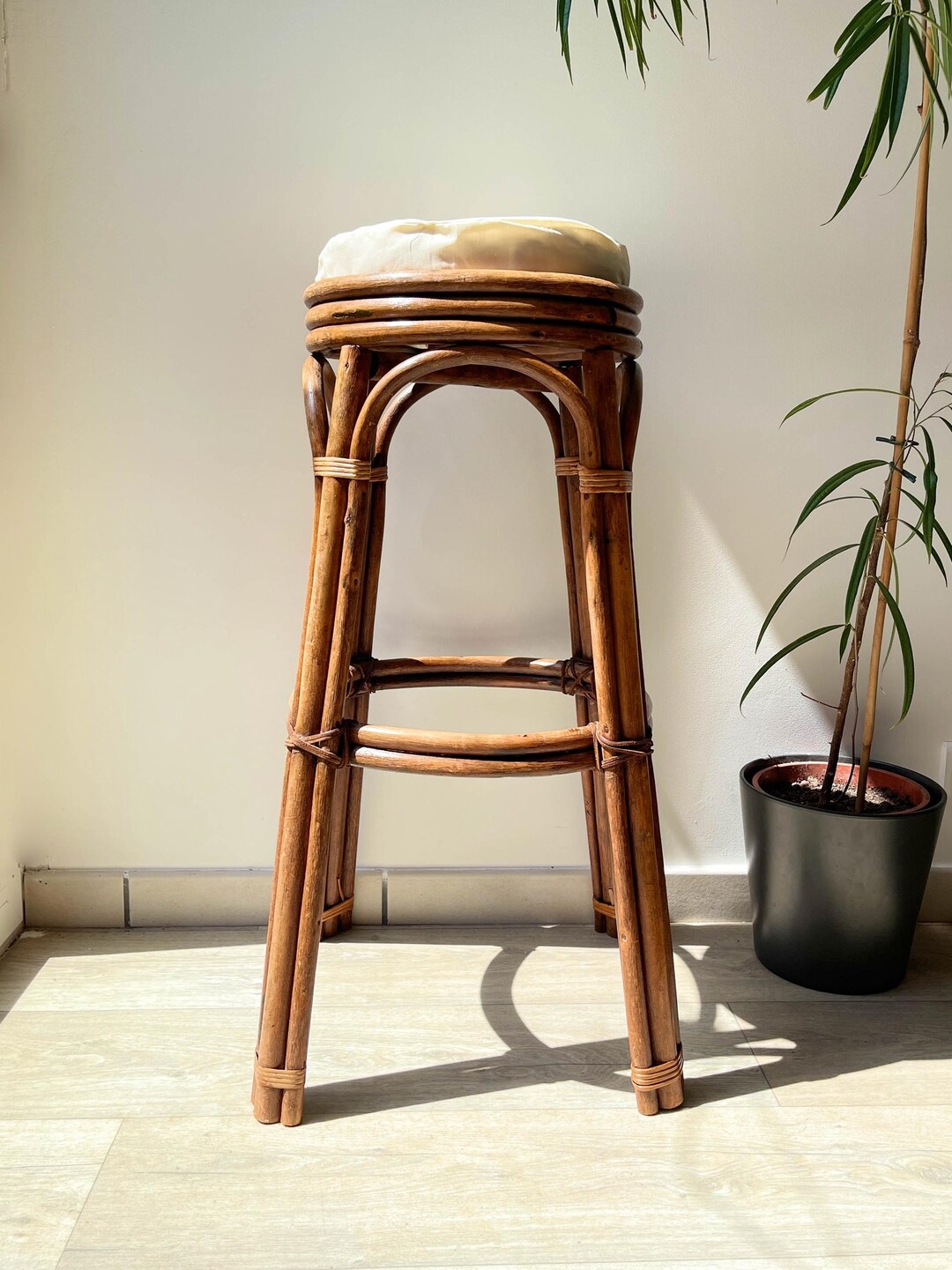 Vintage Bentwood Bar Stool, 1950s - High Chair - Vintage Stool - 50s ...