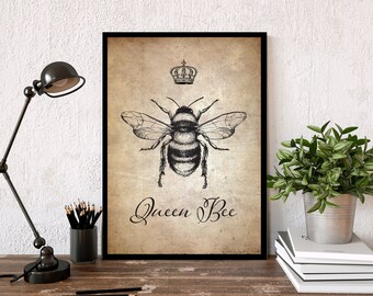 DIGITAL DOWNLOAD Bumble Bee Wall Art Download Wall (Download Now) - Etsy