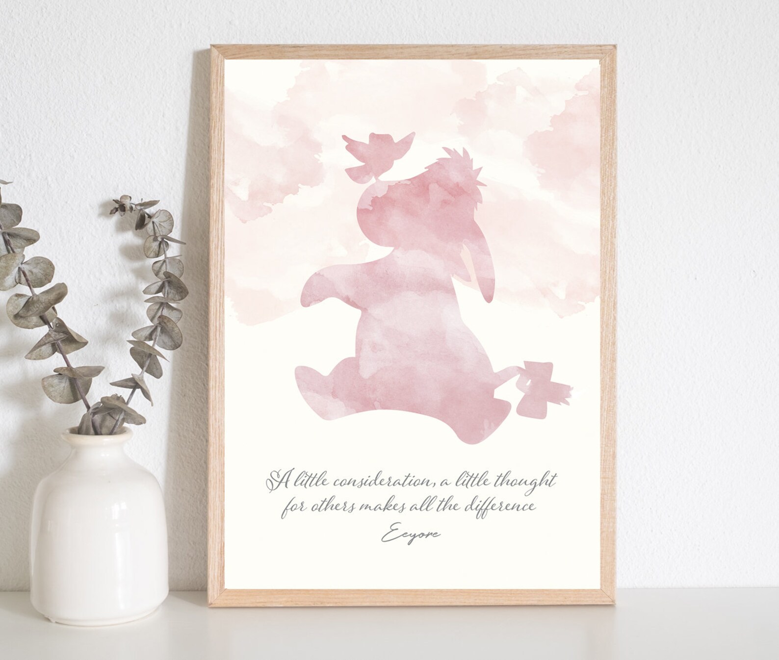 Eeyore Wall Print, Winnie the Pooh Print, Disney Wall Art, Home Decor ...