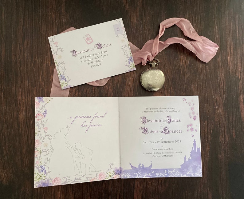 Tangled Wedding Invitation Disney Wedding Invitation - Etsy