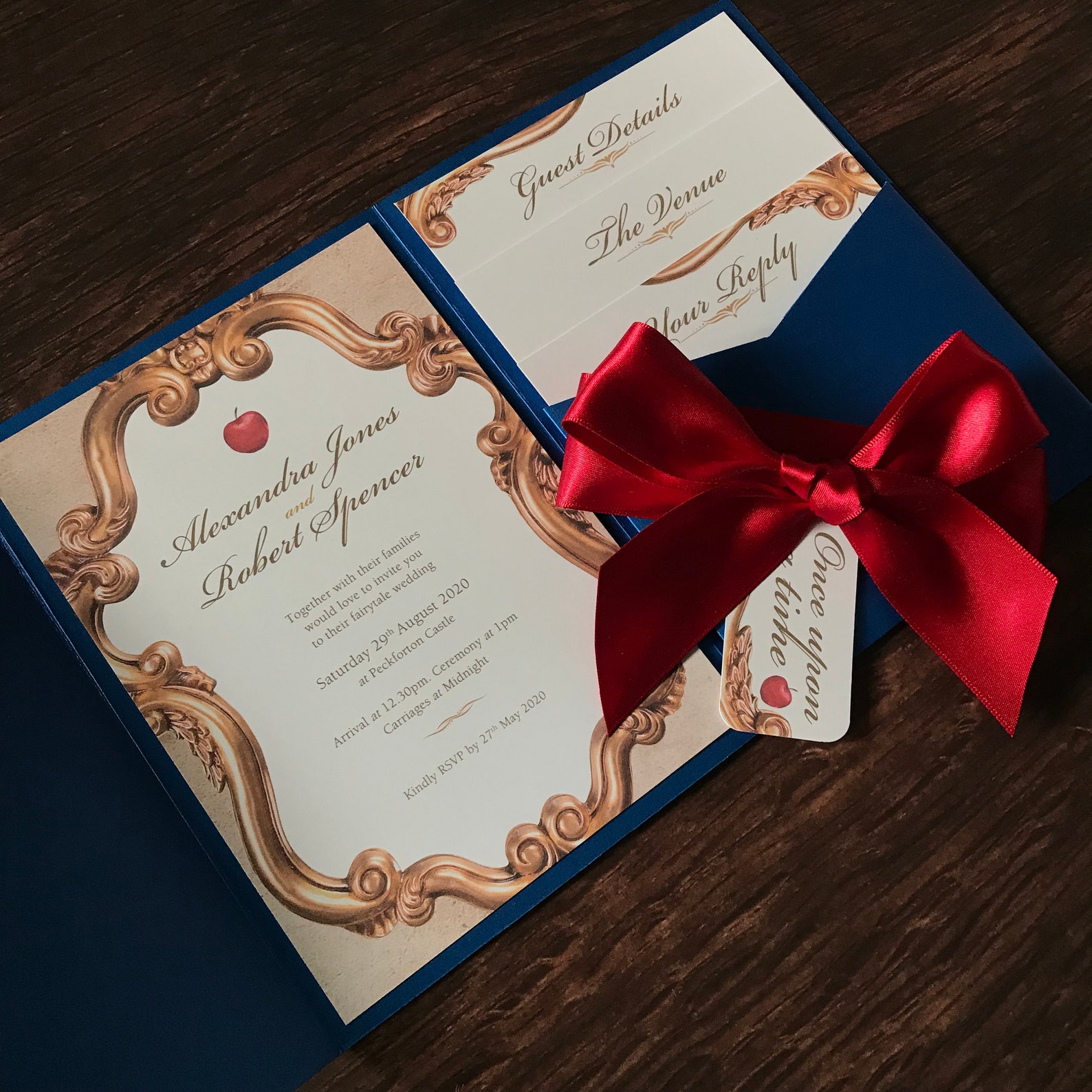Snow White Invitation, Disney Wedding Invitation, Fairytale Wedding ...