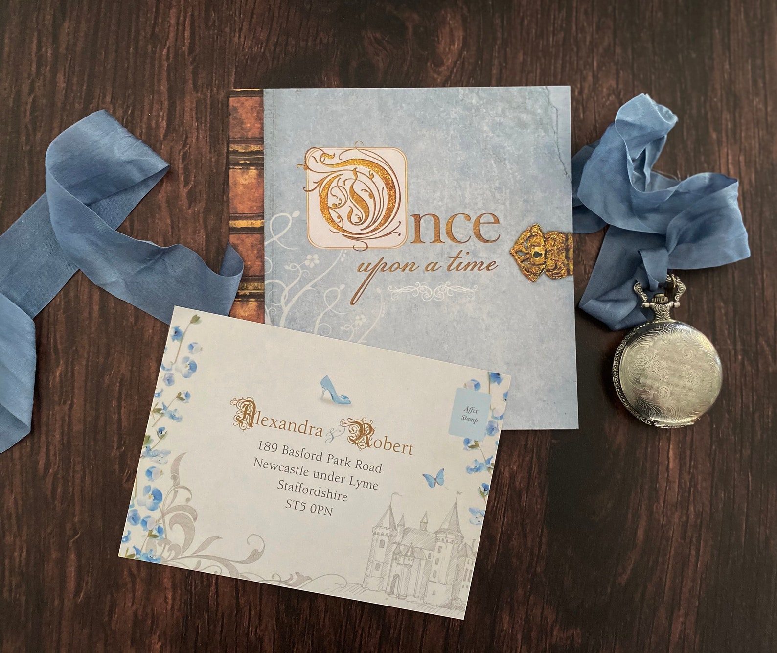 Cinderella Wedding Invitation Disney Invitation Fairytale - Etsy