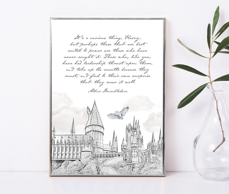 Thank you Teacher Teacher Gifts Harry Potter Print | Etsy
