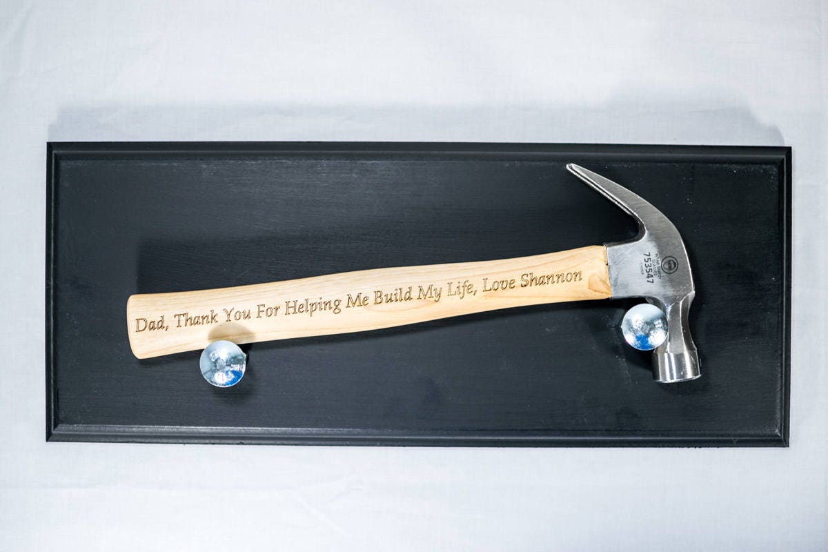 Handmade Wall Mounted Hammer Plaque Custom Crafted in Hardwoods - Etsy