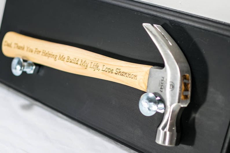 Handmade Wall Mounted Hammer Plaque Custom Crafted in Hardwoods - Etsy