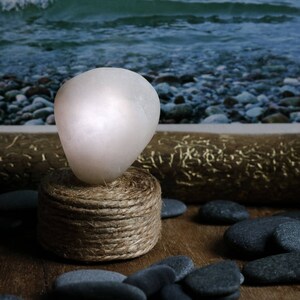 Battery Operated Small Night Light Quartz Beach Stone - Etsy