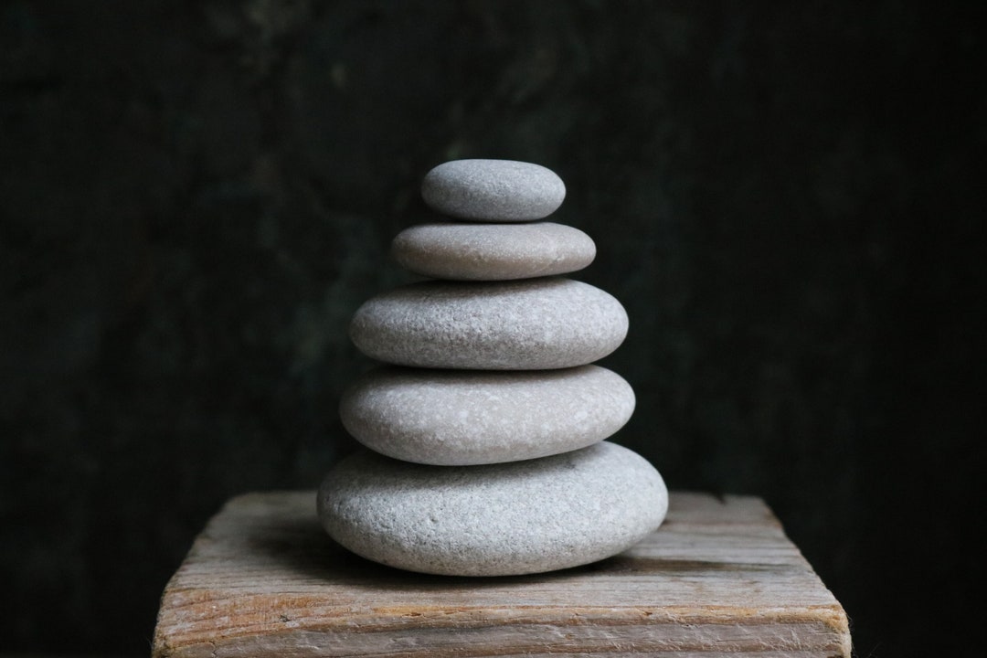 Small Zen Garden Stones - Natural Stacking Pebbles - Stress Relief Gift ...