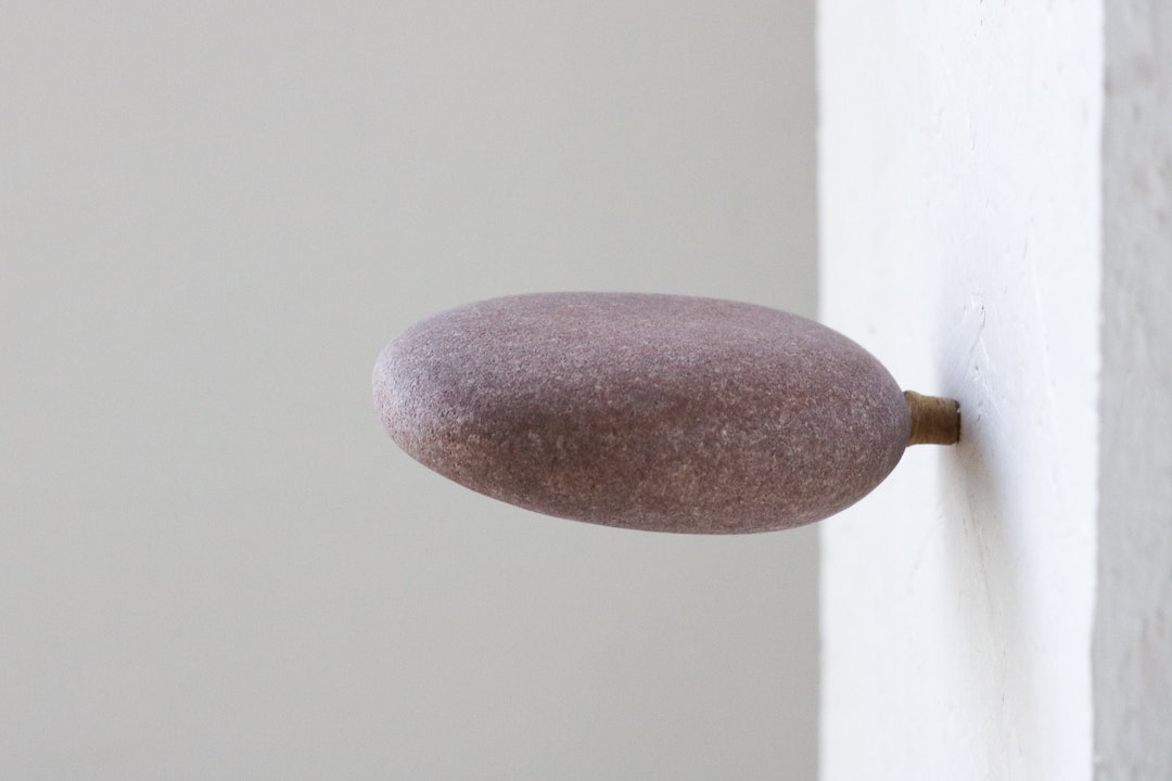Floating Stone Shelf - Small Pink Rustic Shelves - Display Altar Shelf ...
