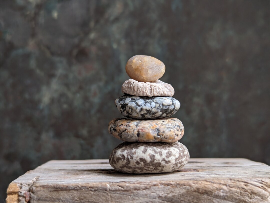Tiny Zen Balance Stones - Meditation Altar - Small Stacking Pebbles - Etsy