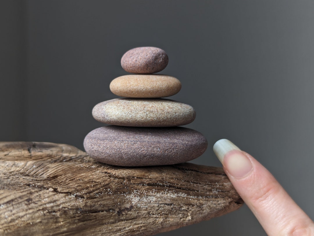 Small Zen Garden Stones - Meditation Altar - Balance Stacking Pebbles ...