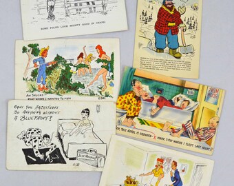 Risque postcard | Etsy