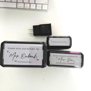 CUSTOM | Wooden or Self Inking Stamp | School Psychologist Stamp ...