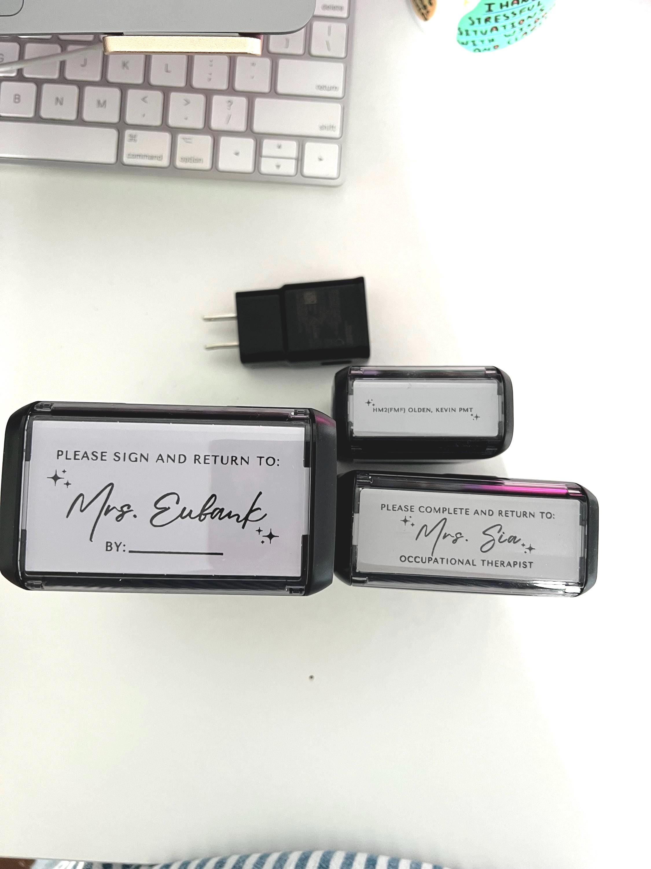 CUSTOM | Wooden or Self Inking Stamp | School Psychologist Stamp ...