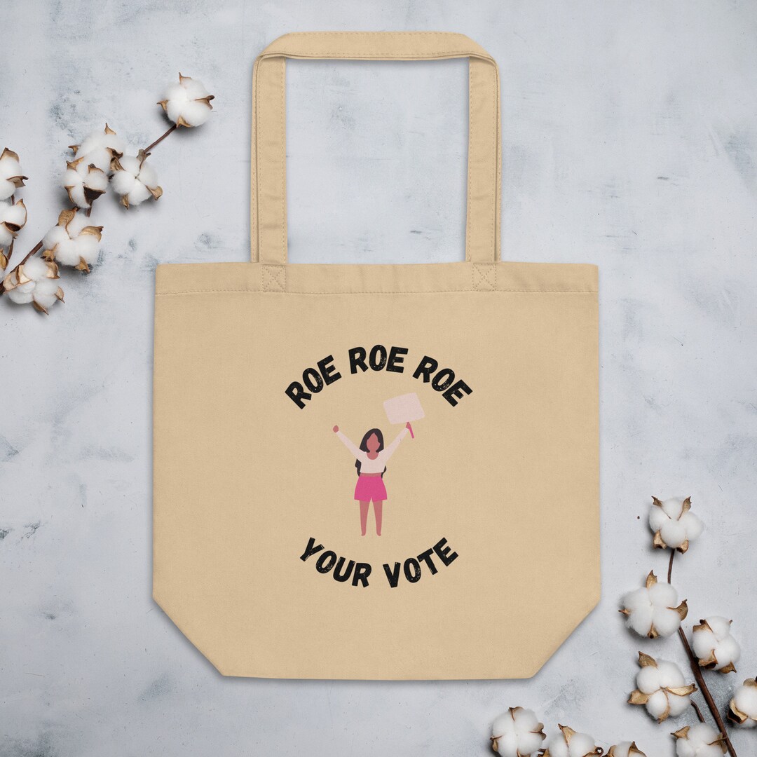 Pro Roe Tote Feminist Tote Bag Large Tote Bag Democrat Tote Liberal ...