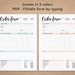 Order Form - Editable PDF Template | A4 & Letter Size | Printable ...