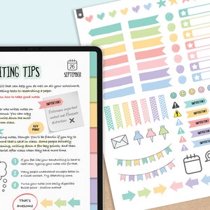 Digital Notebook Goodnotes Notability Digital Stickers Included iPad ...