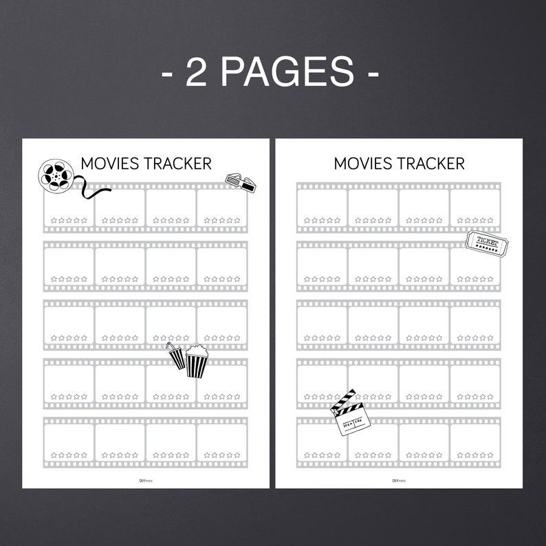 Movies Tracker - Etsy